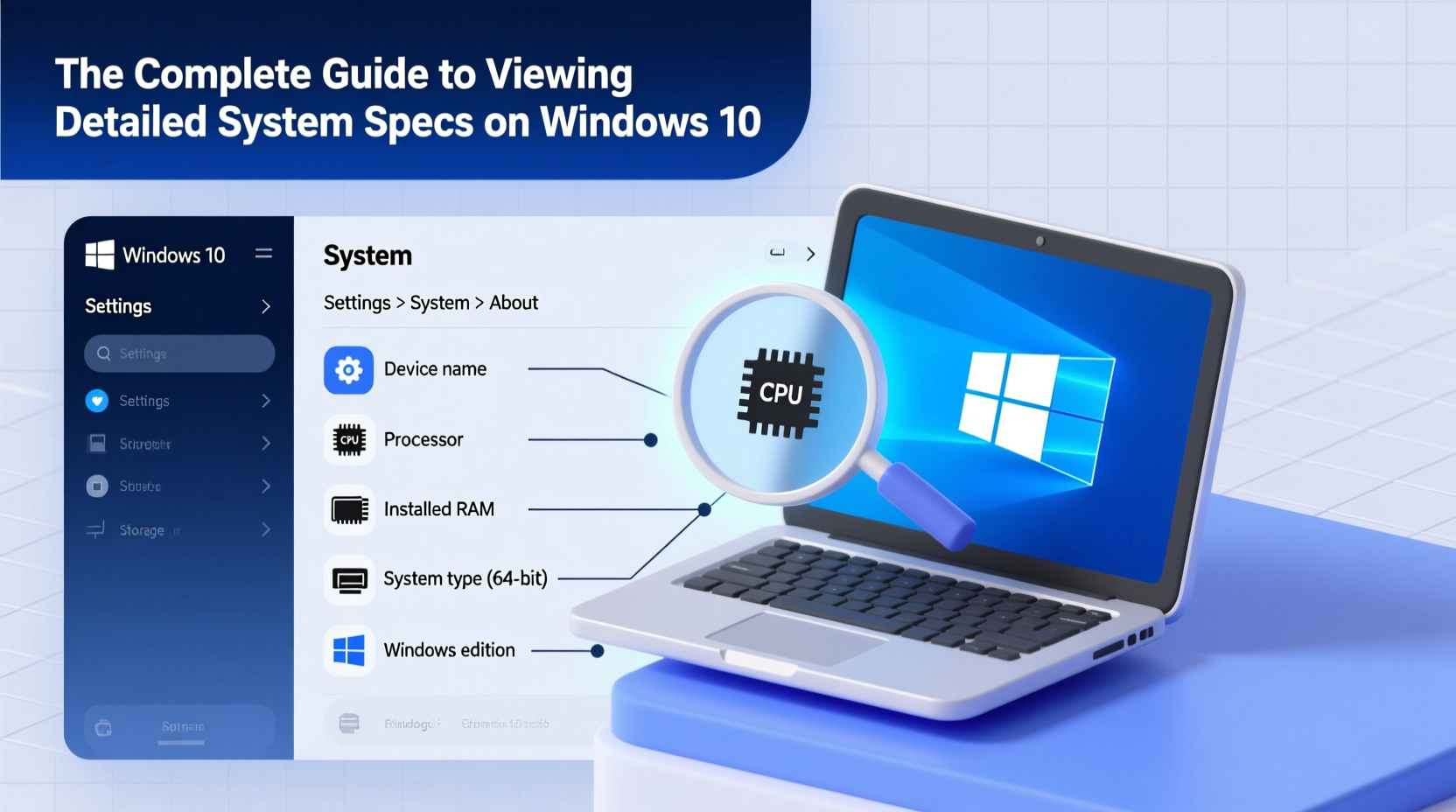 The Complete Guide To Viewing Detailed System Specs On Windows 10