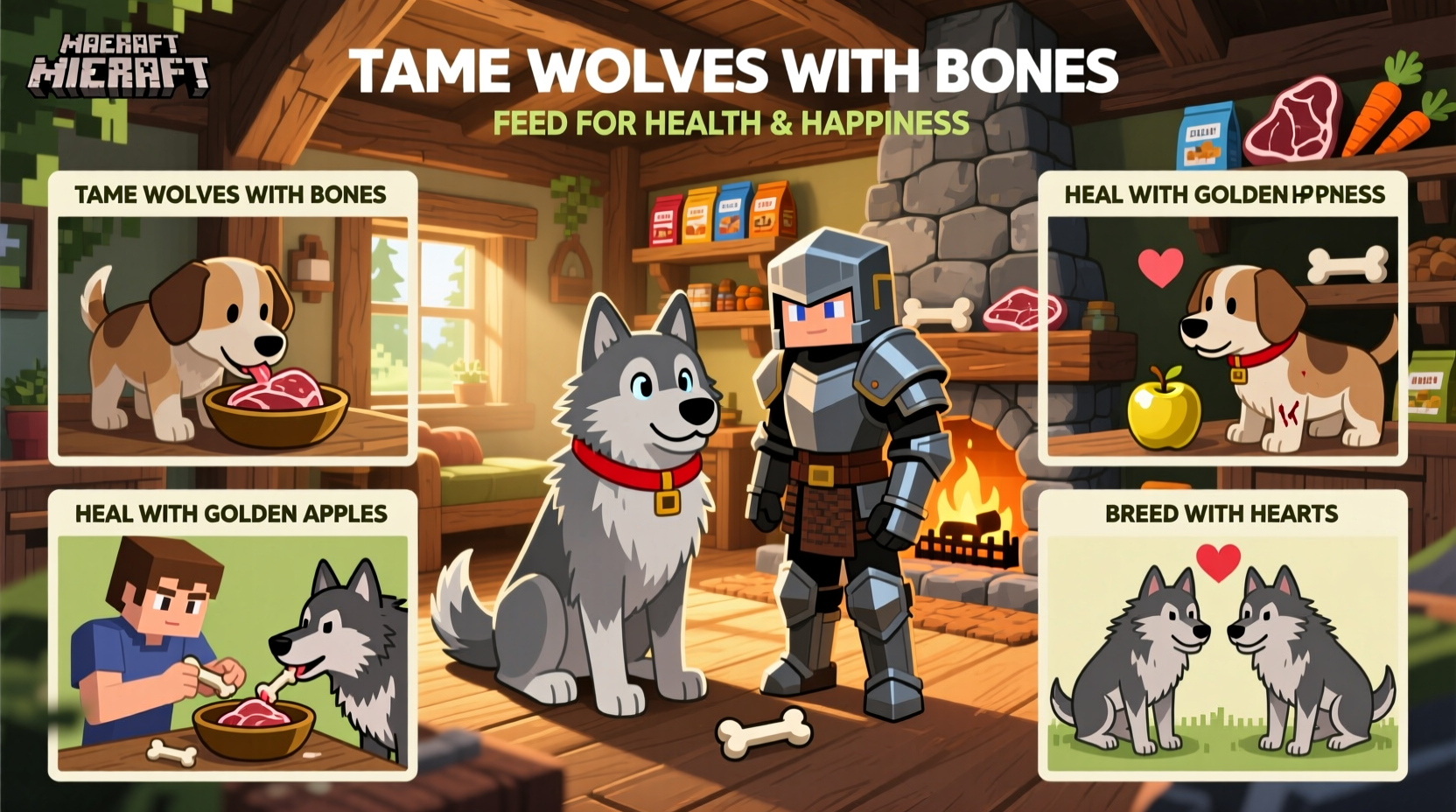 The Ultimate Guide To Feeding And Caring For Dogs In Minecraft Java Edition