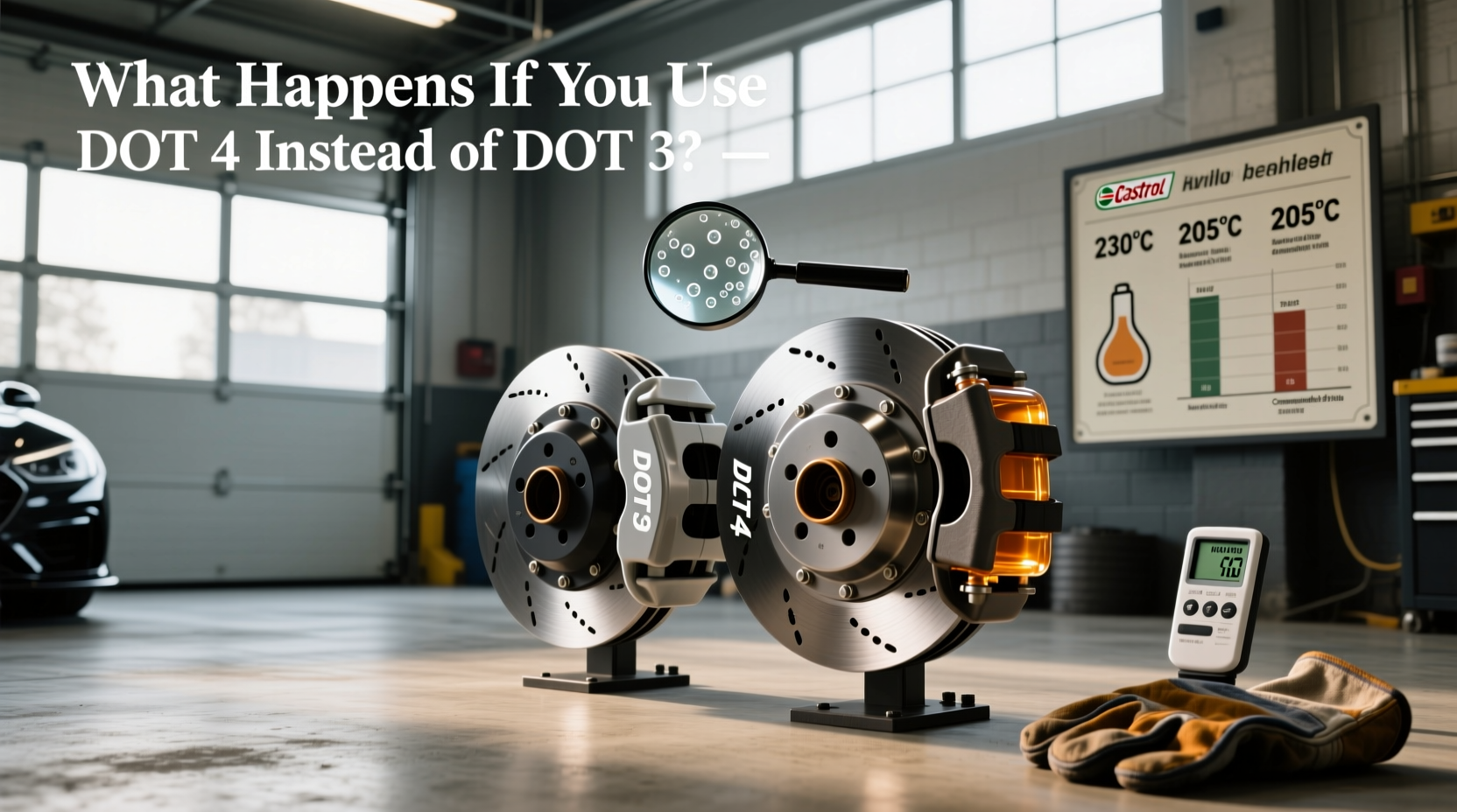 How to Choose Castrol Brake Fluid: What Happens If You Use DOT 4 Instead of DOT 3?