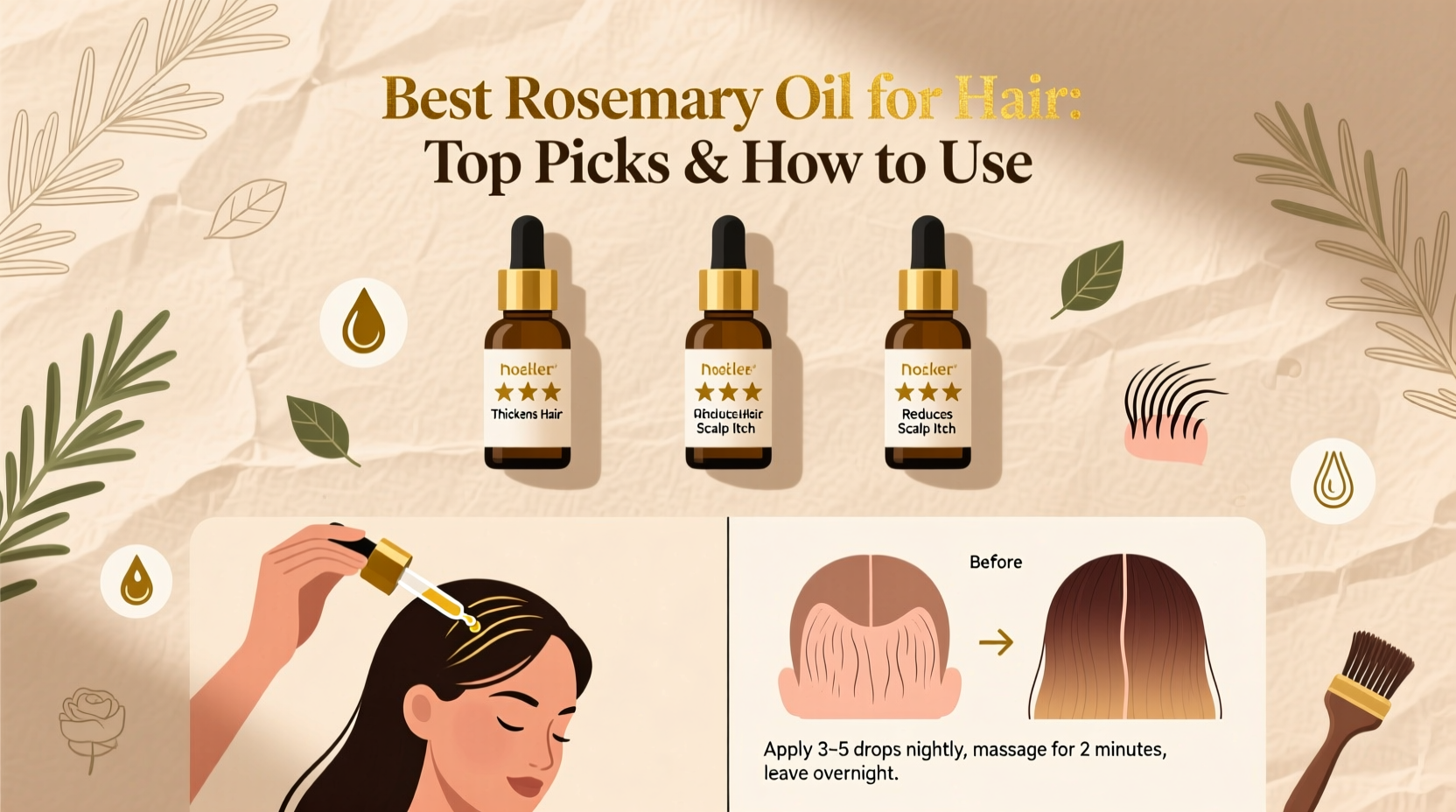 Best Rosemary Oil for Hair: Top Picks & How to Use