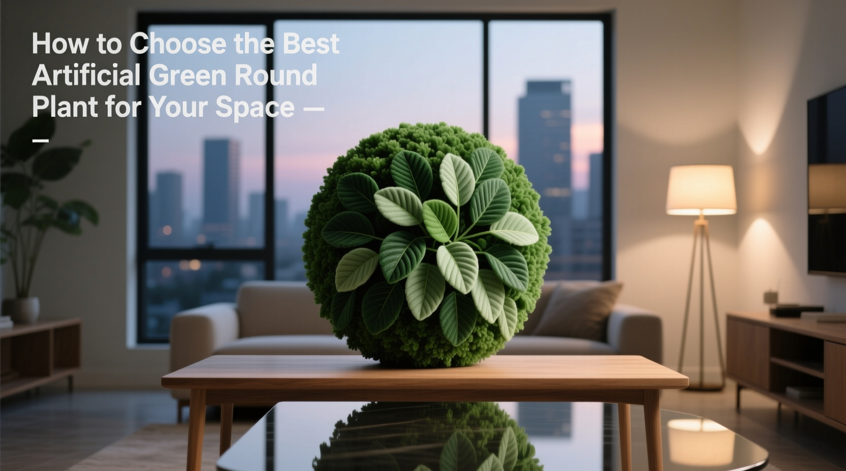 How to Choose the Best Artificial Green Round Plant Round for Your Space