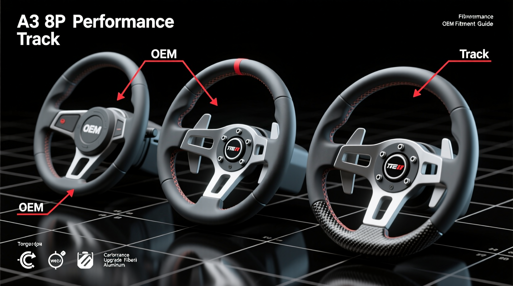 A3 8P Track Steering Wheel Comparison: OEM Fitment Guide