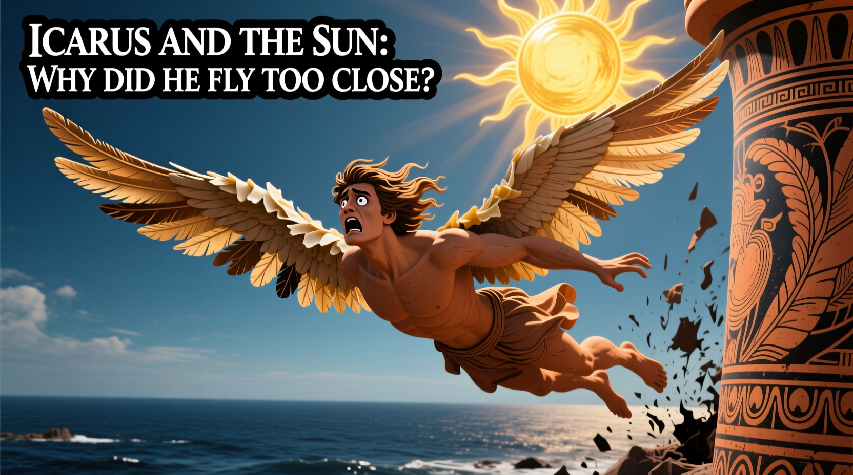 Icarus And The Sun Why Did He Fly Too Close The Real Story