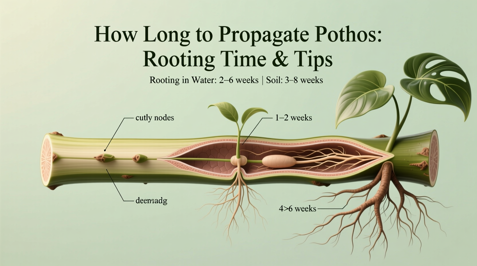 How Long to Propagate Pothos: Rooting Time & Tips