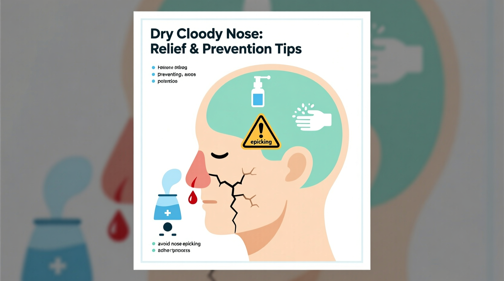 Dry Bloody Nose Causes Relief And Prevention Tips