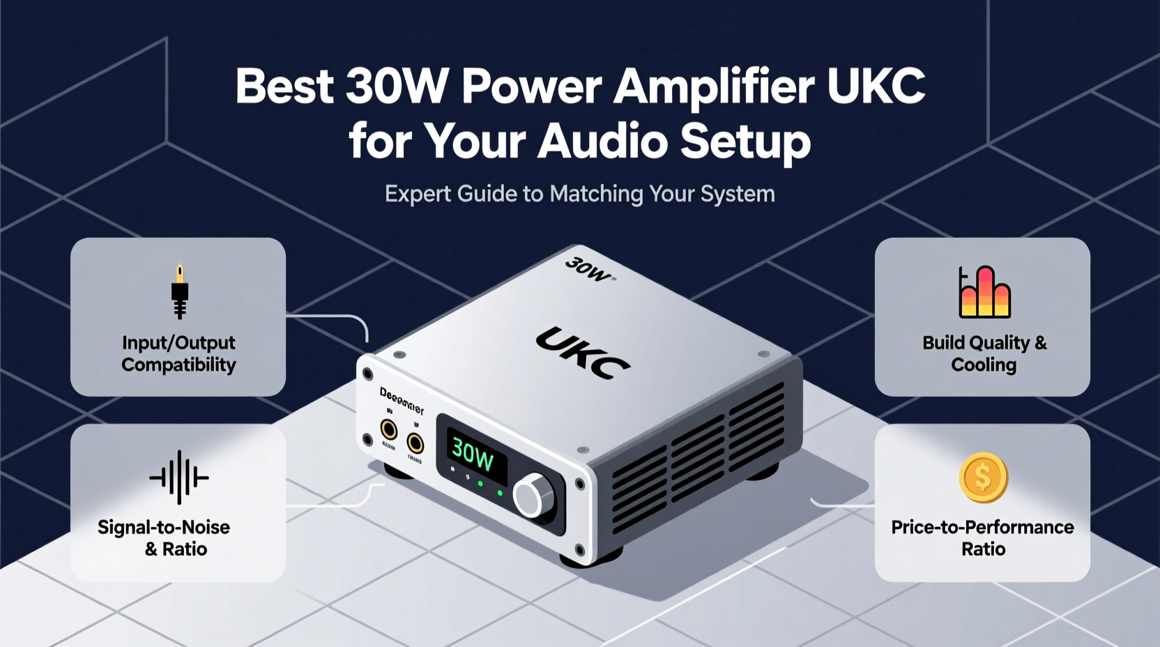 How to Choose the Best 30W Power Amplifier UKC for Your Audio Setup
