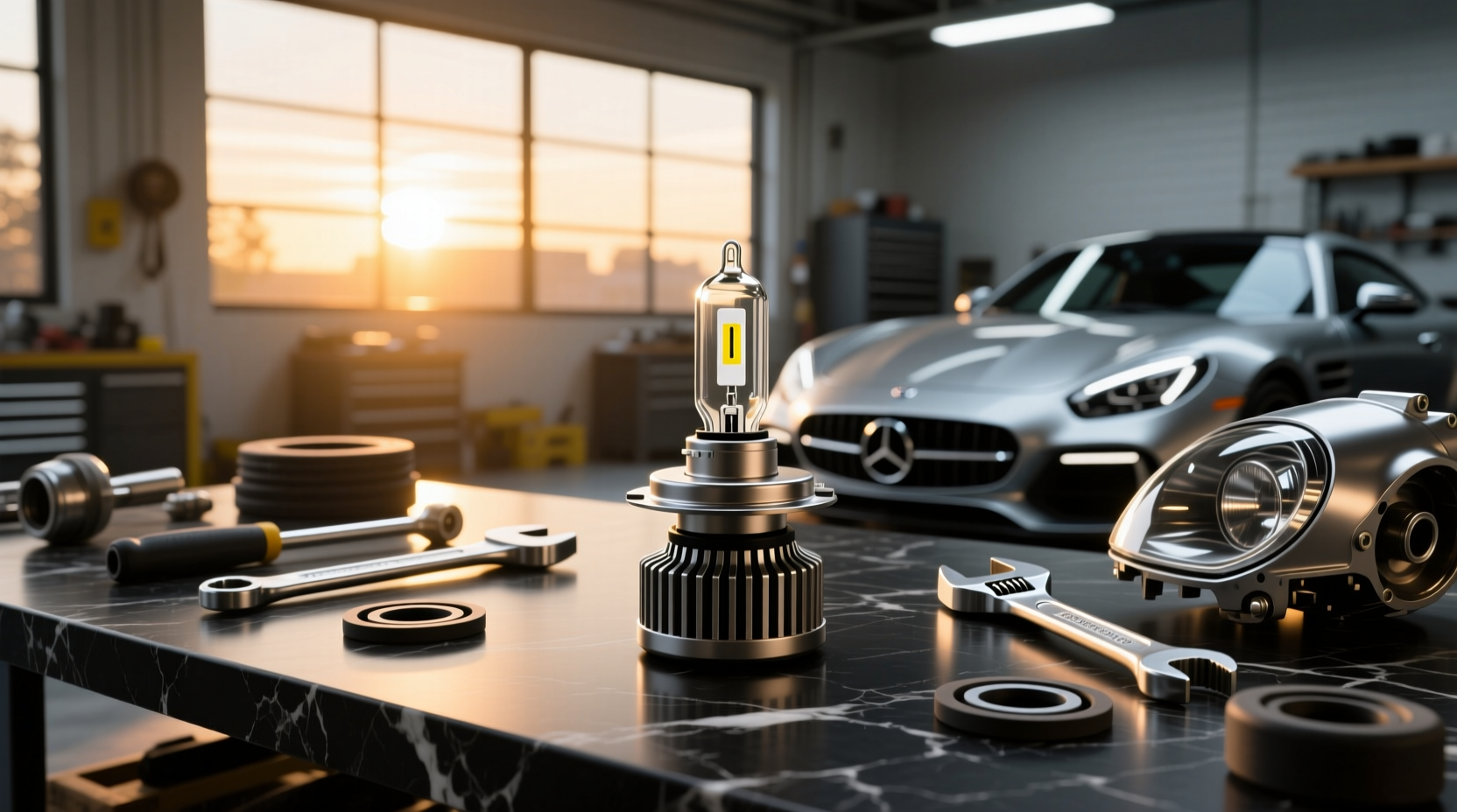 How to Replace H4 Halogen Headlight Bulb in Hyundai Matrix