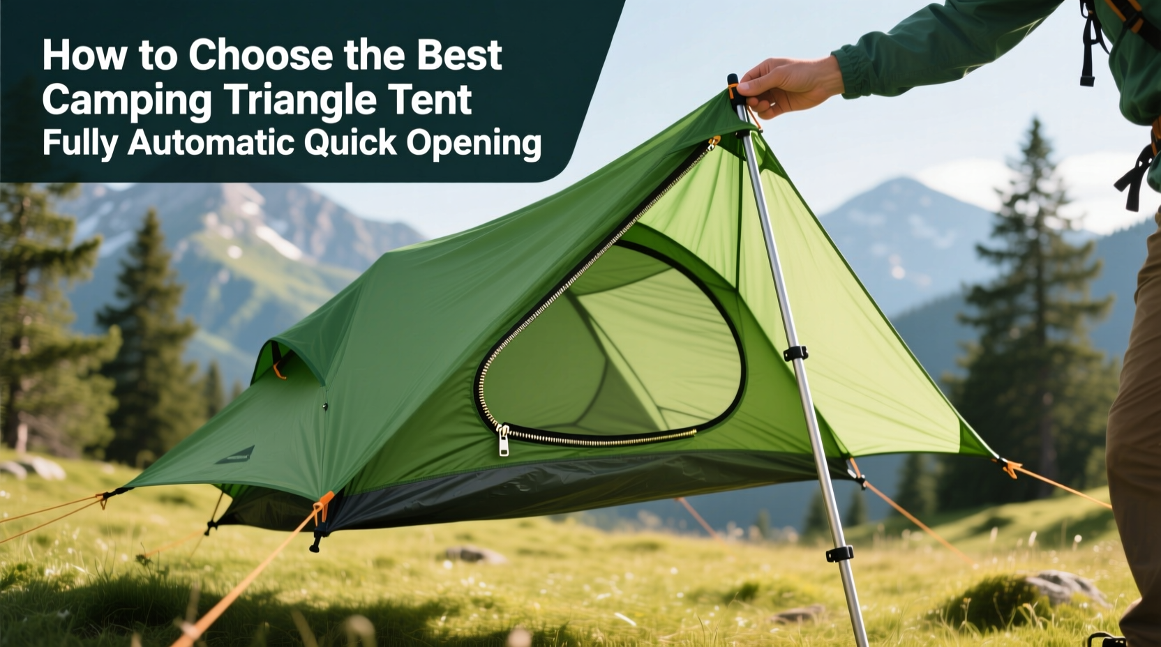 How to Choose the Best Camping Triangle Tent Fully Automatic Quick Opening