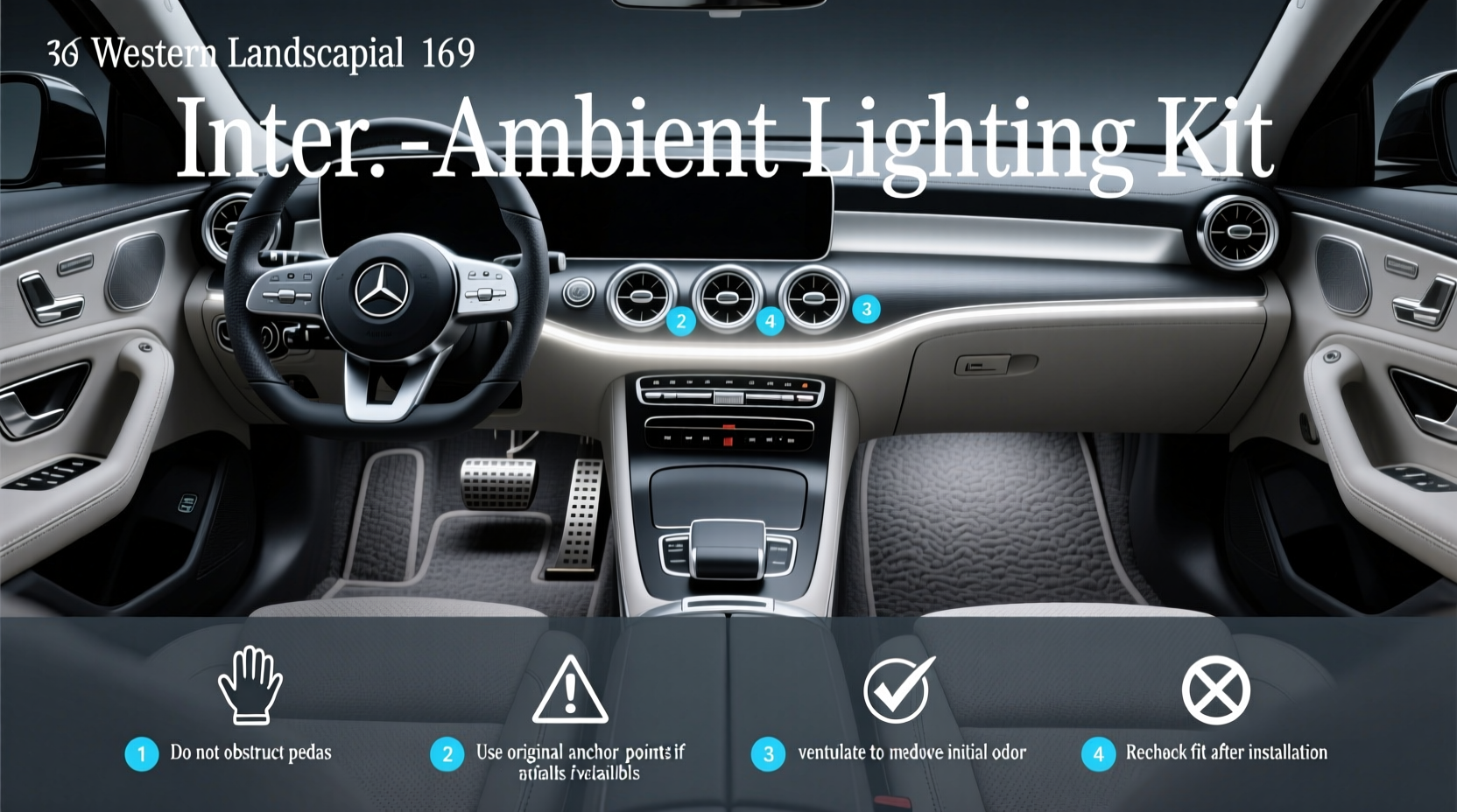 Mercedes W205 Ambient Lighting Kit Buying Guide