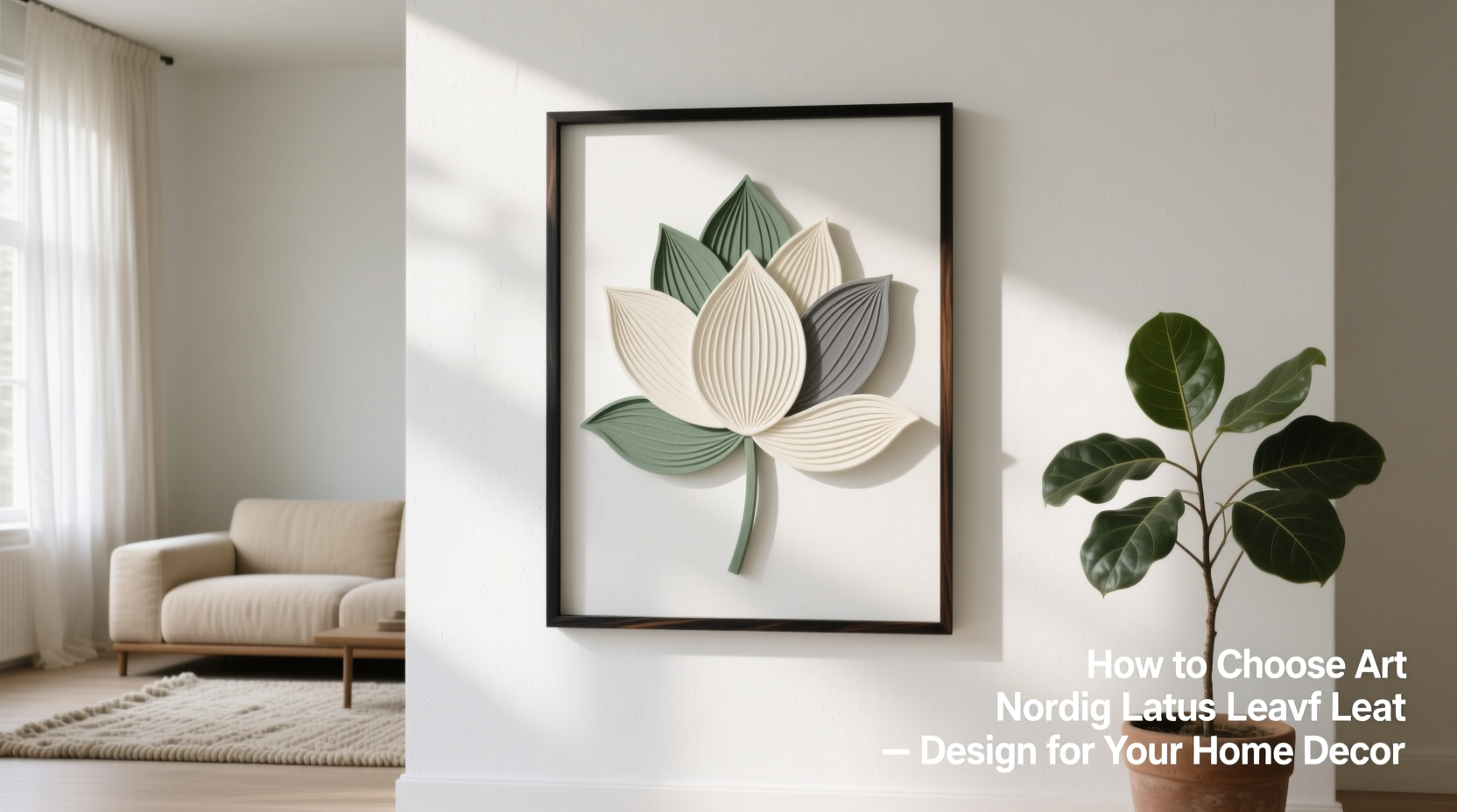 How to Choose Art Nordic Lotus Leaf Design for Your Home Decor