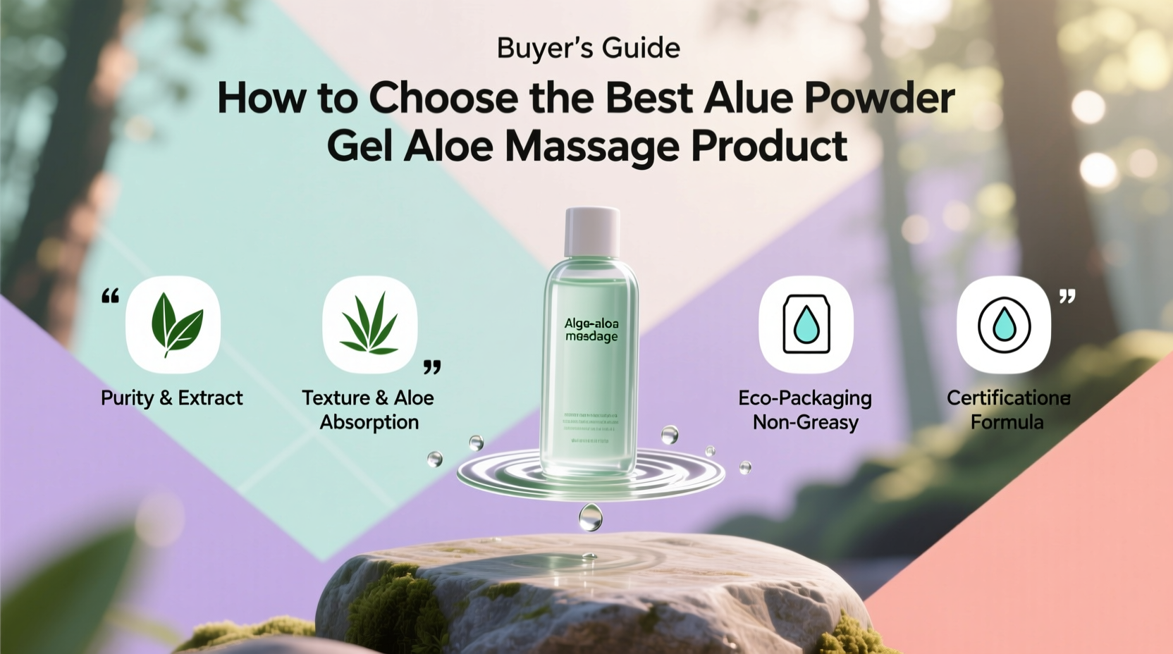 How to Choose the Best Algae Powder Gel Aloe Massage Product: Buyer's Guide