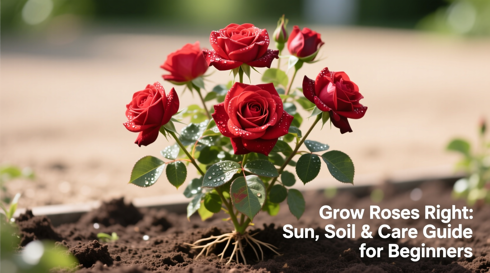 Grow Roses Right: Sun, Soil & Care Guide for Beginners
