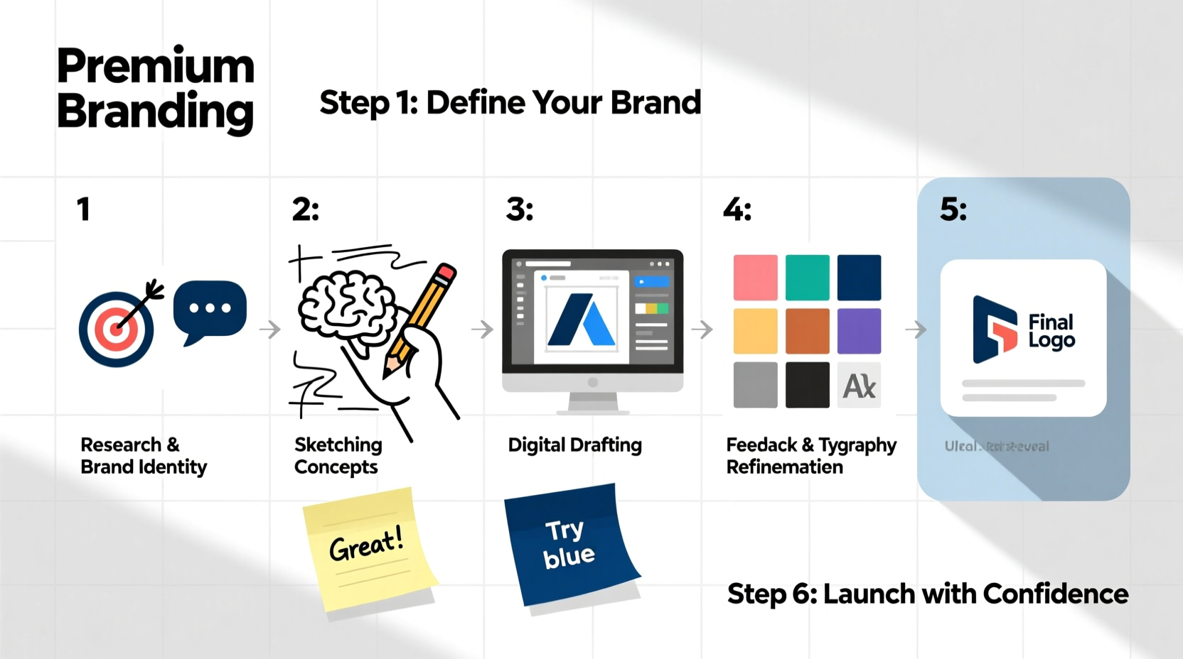 How To Create A New Logo A Step By Step Guide For Unique And ...