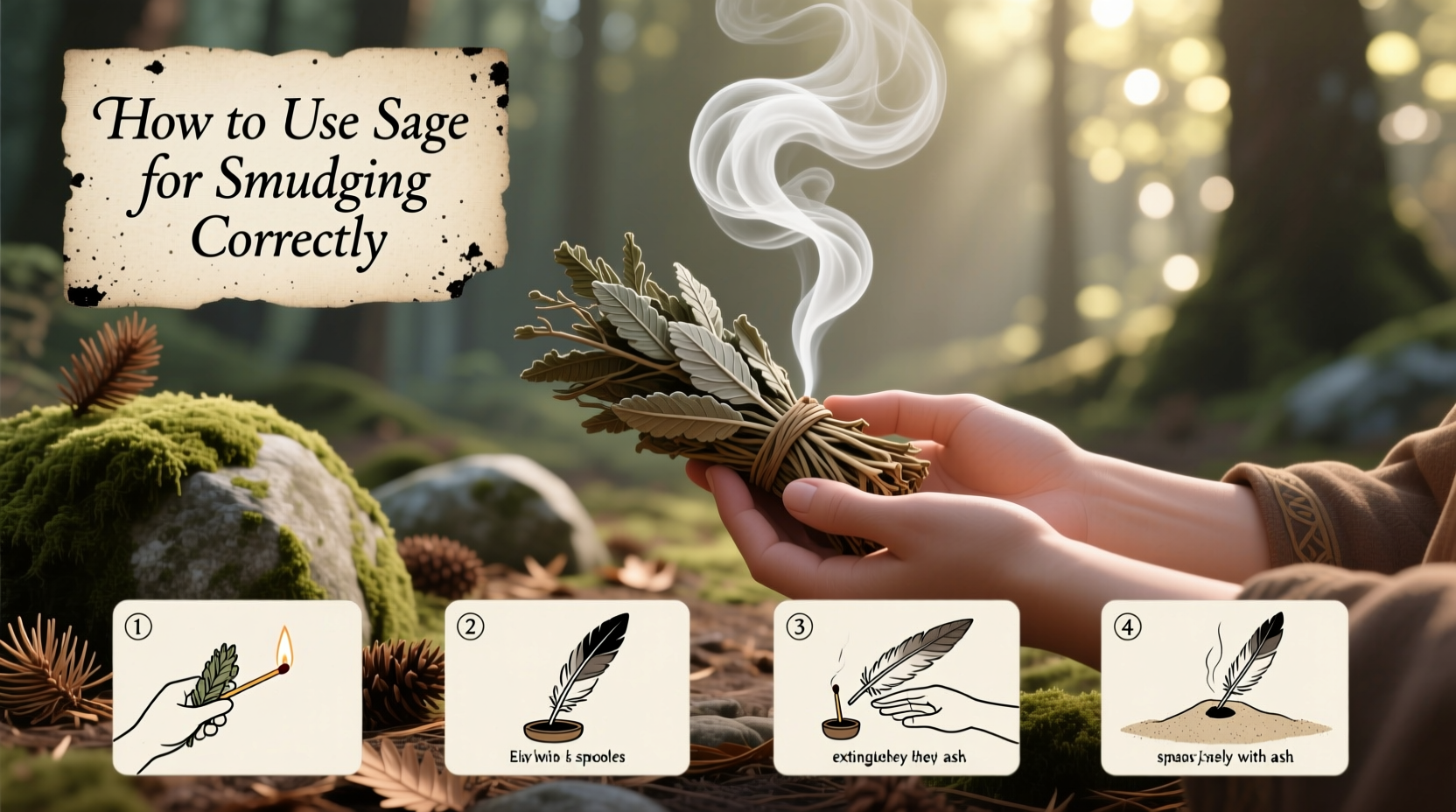 How to Use Sage for Smudging Correctly