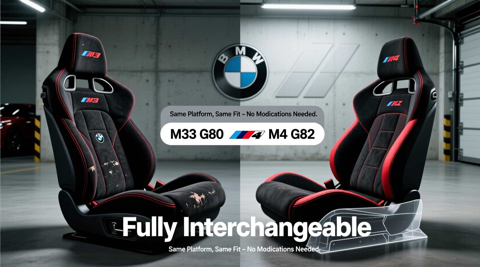 M3 G80 vs M4 G82 Seats: Fully Interchangeable