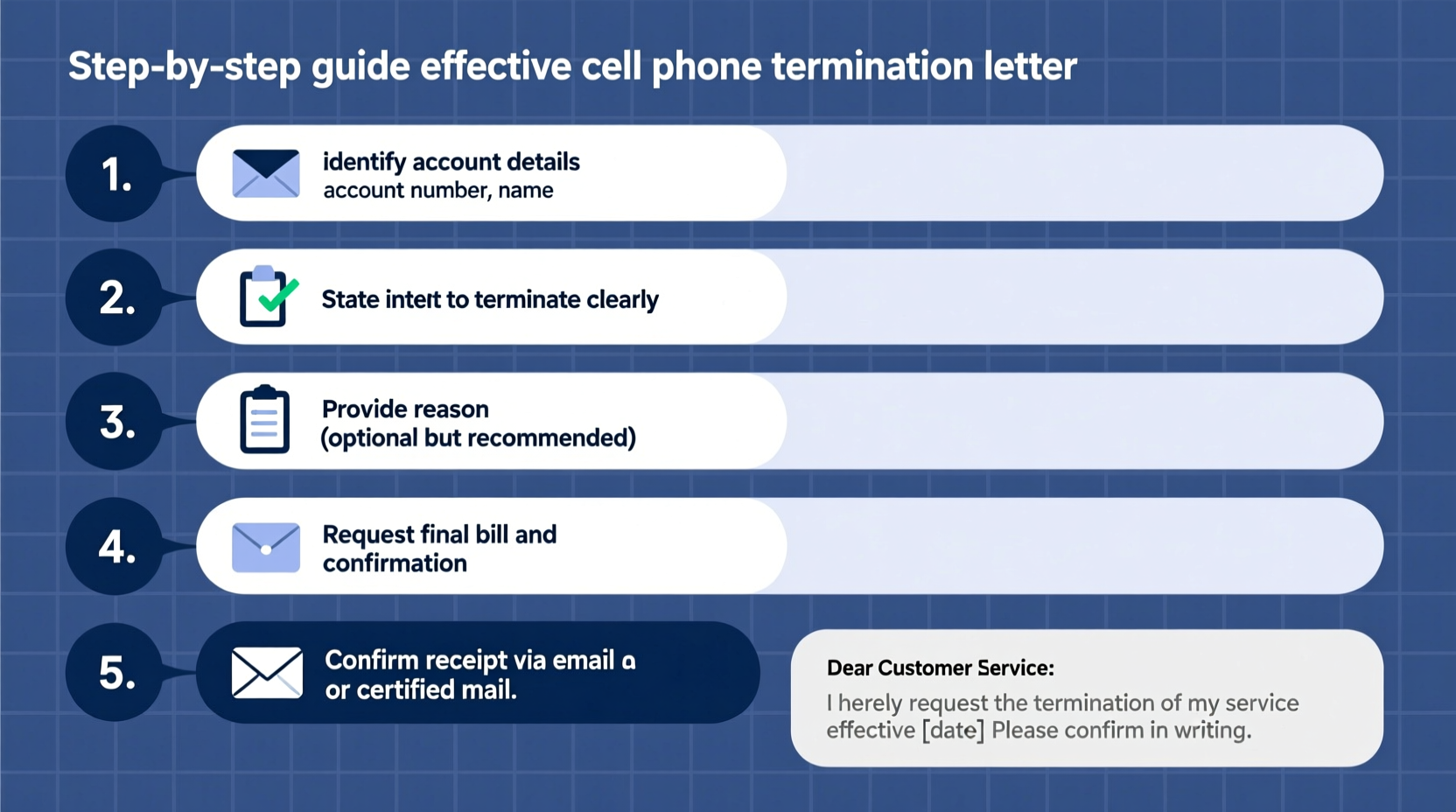 Crafting An Effective Cell Phone Termination Letter A Step By Step Guide