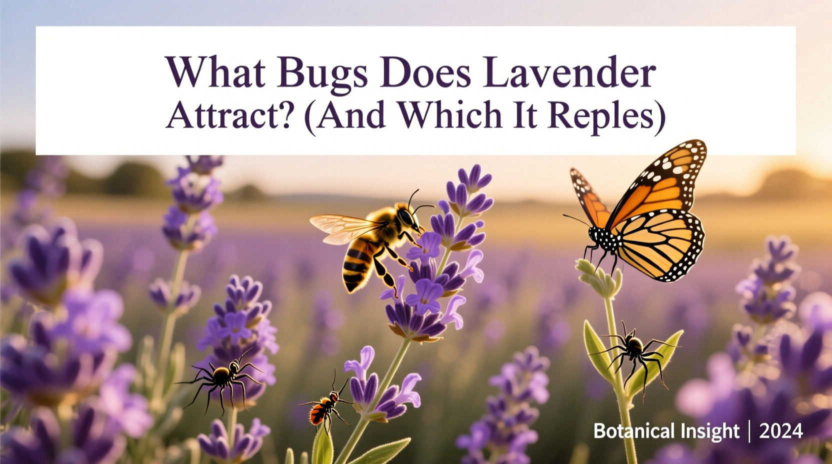 What Bugs Does Lavender Attract? (And Which It Repels)