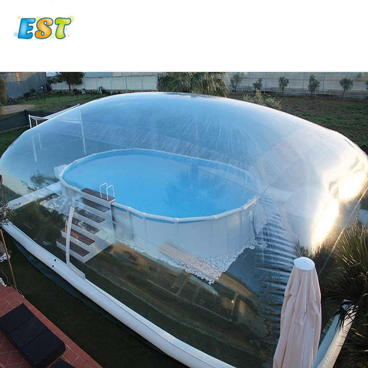 Customized Outdoor Inflatable Pool Covers - Durable & Clear