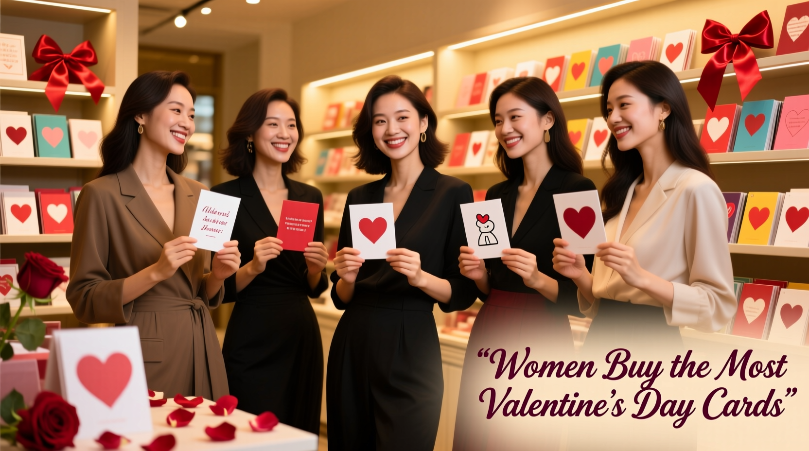 Women Buy the Most Valentine's Day Cards