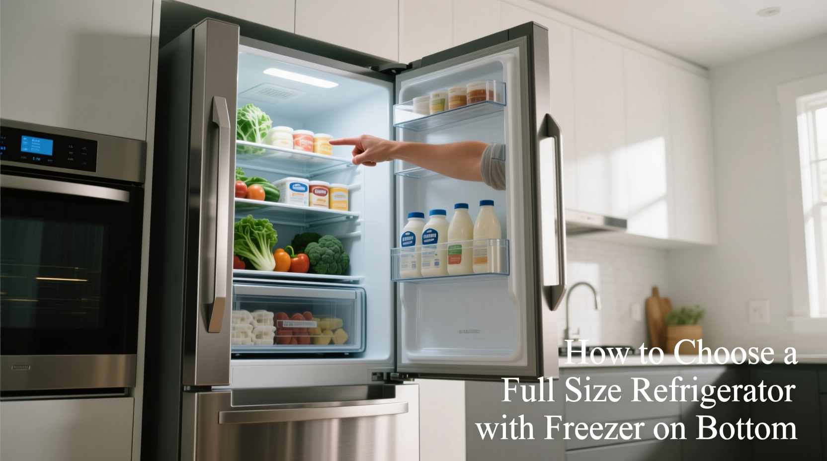 How to Choose a Full Size Refrigerator with Freezer on Bottom