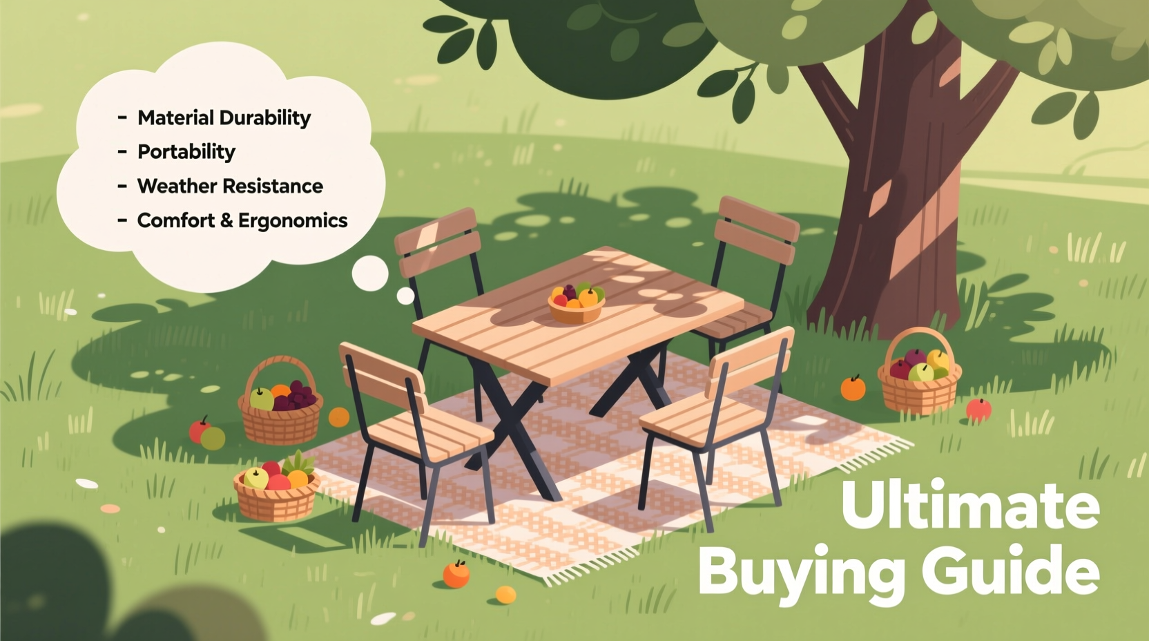 How to Choose the Best Table and Chair for Picnic: Ultimate Buying Guide