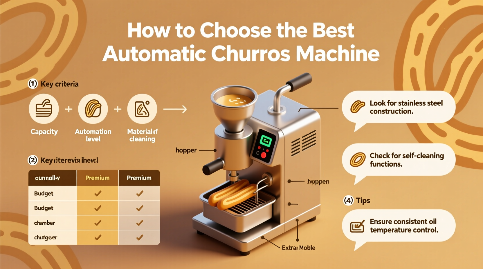 How to Choose the Best Automatic Churros Machine: A Complete Buying Guide