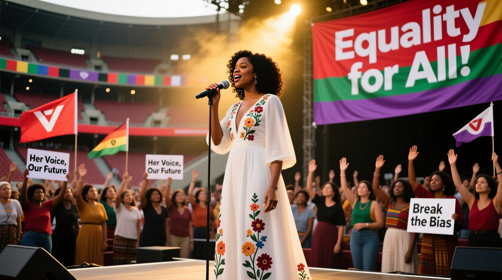 Amanda Gorman and International Women's Day Celebrations