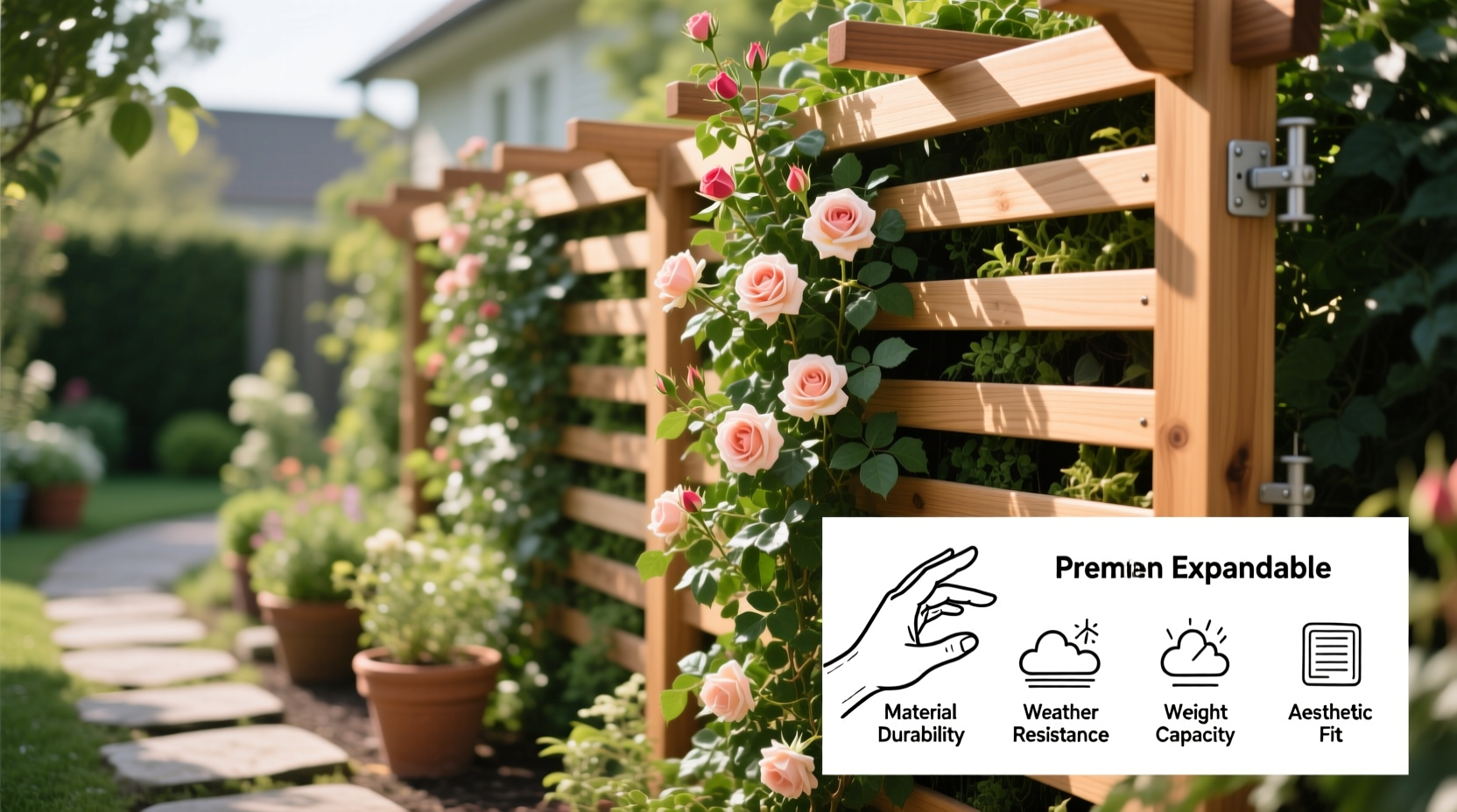 How to Choose the Best Expandable Wood Trellis for Your Garden
