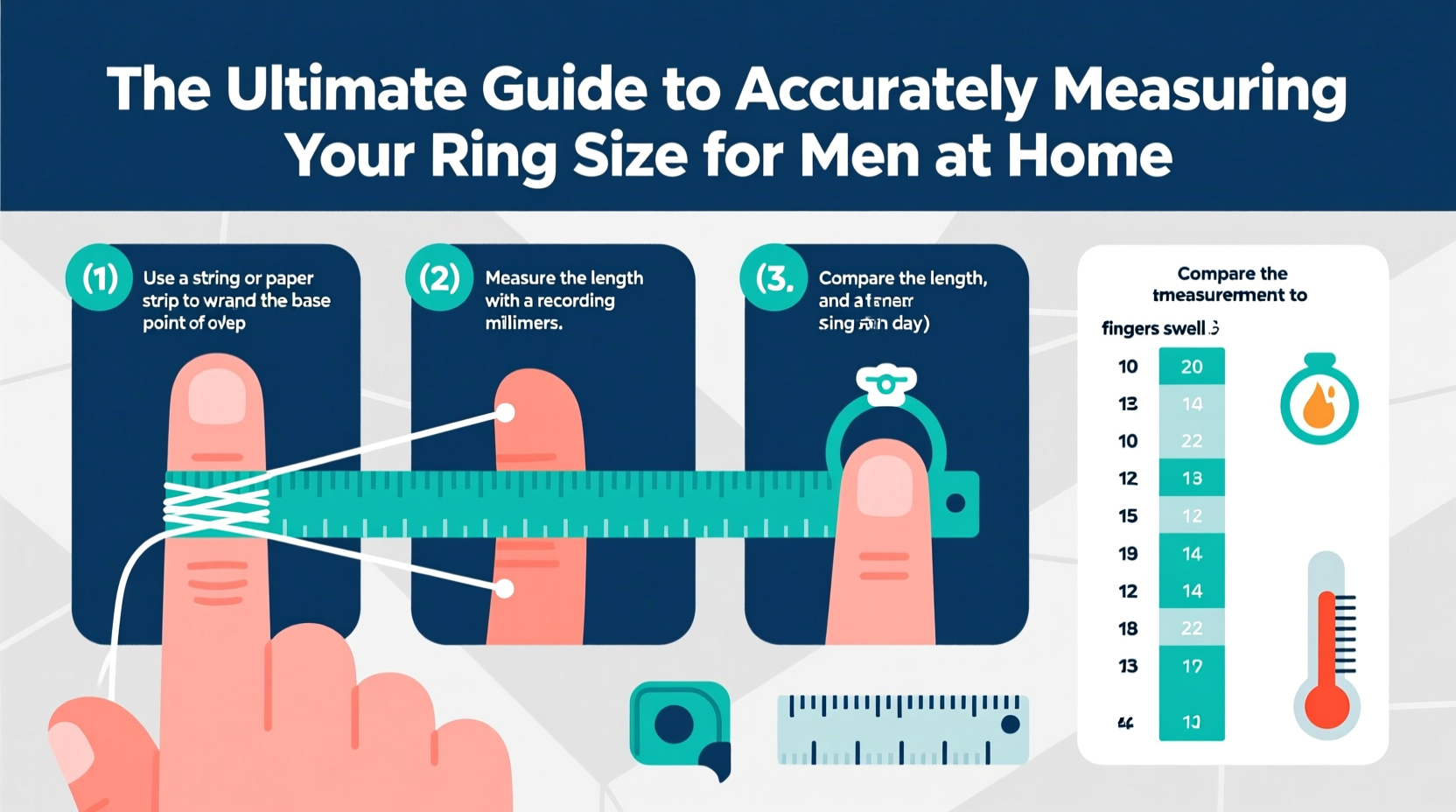 The Ultimate Guide To Accurately Measuring Your Ring Size For Men At Home