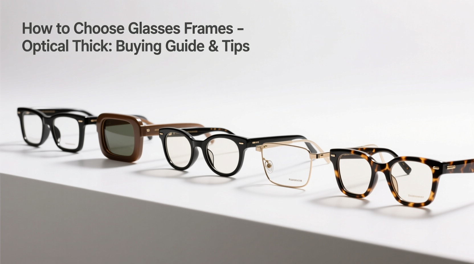 How to Choose Glasses Frames Optical Thick: Buying Guide & Tips