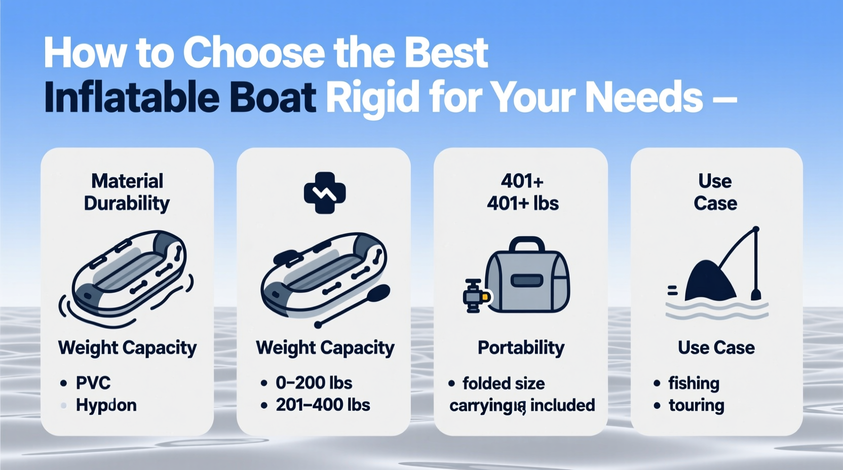 How to Choose the Best Inflatable Boat Rigid for Your Needs