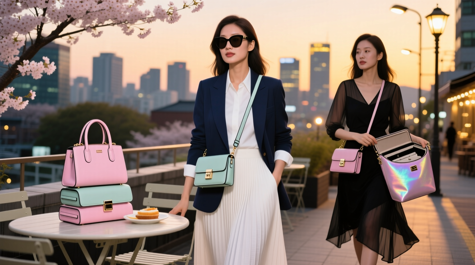 Mastering Korean Fashion Creative Ways To Style A Three Piece Bag Set ...