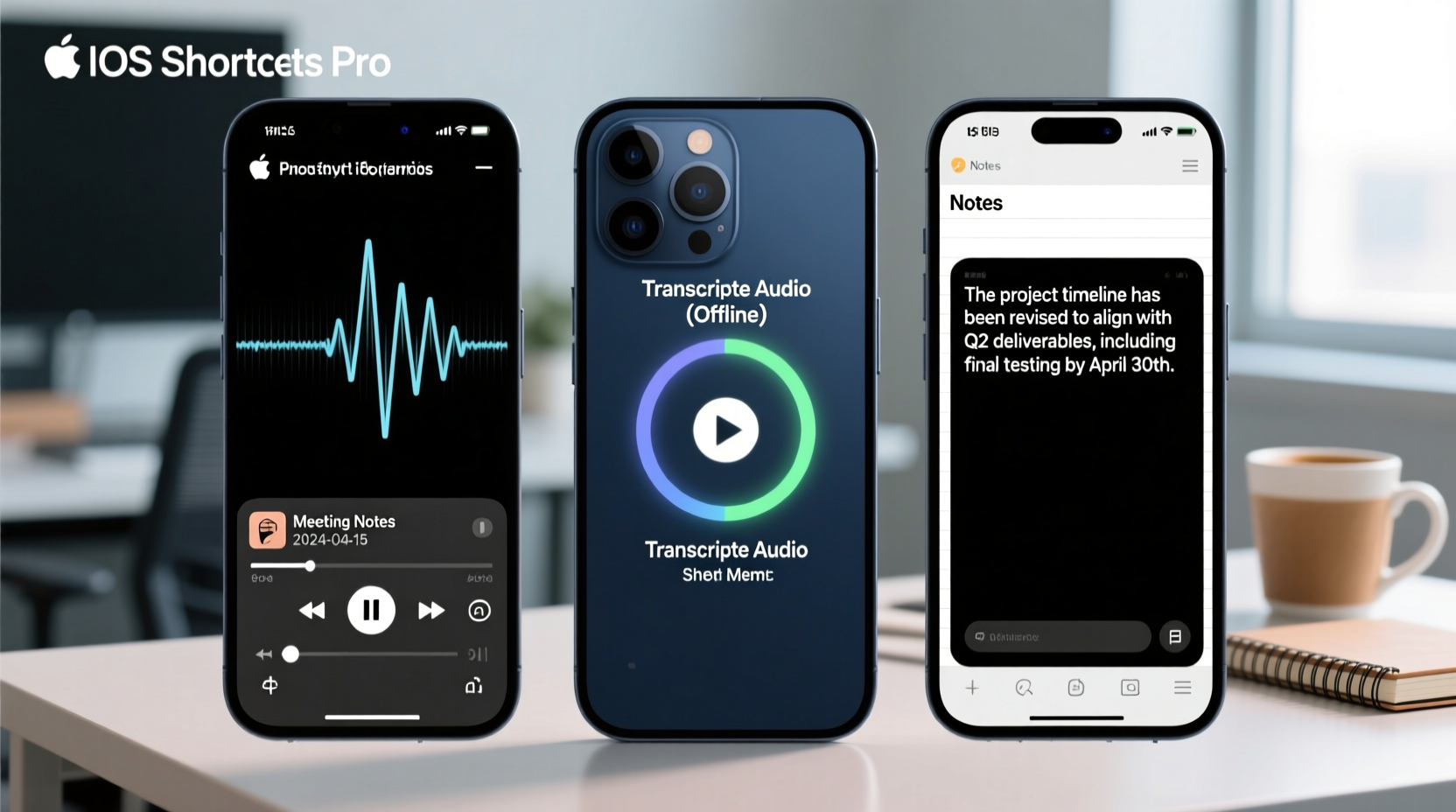 iOS Offline Voice Memo Transcription