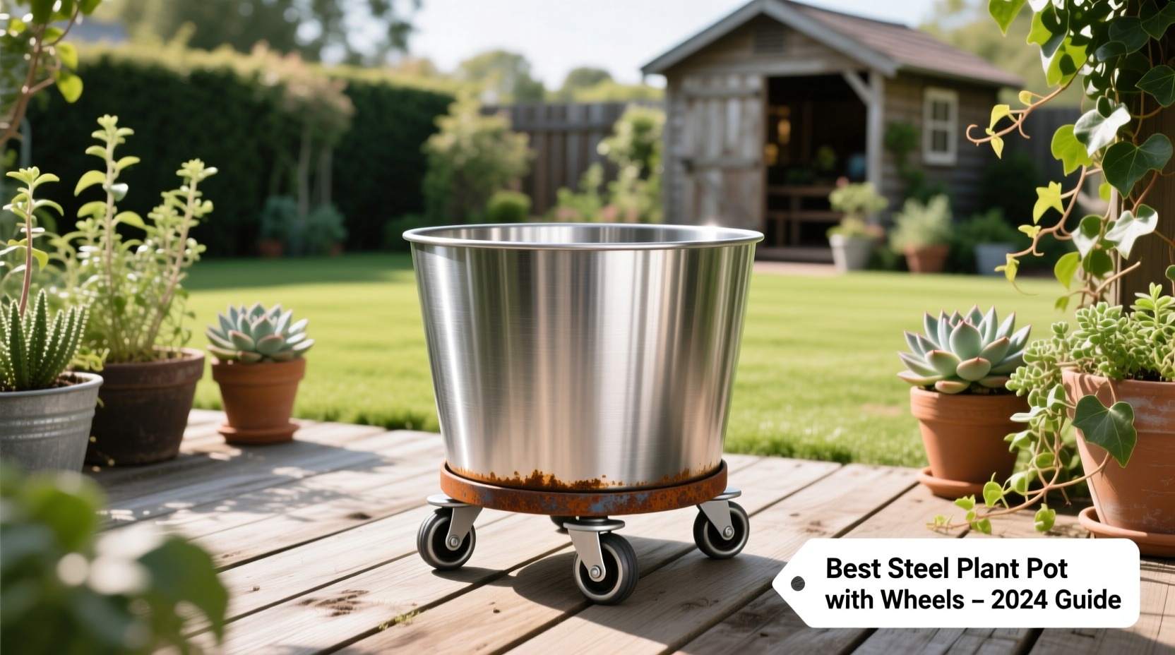 How to Choose the Best Steel Plant Pot with Wheels for Your Garden