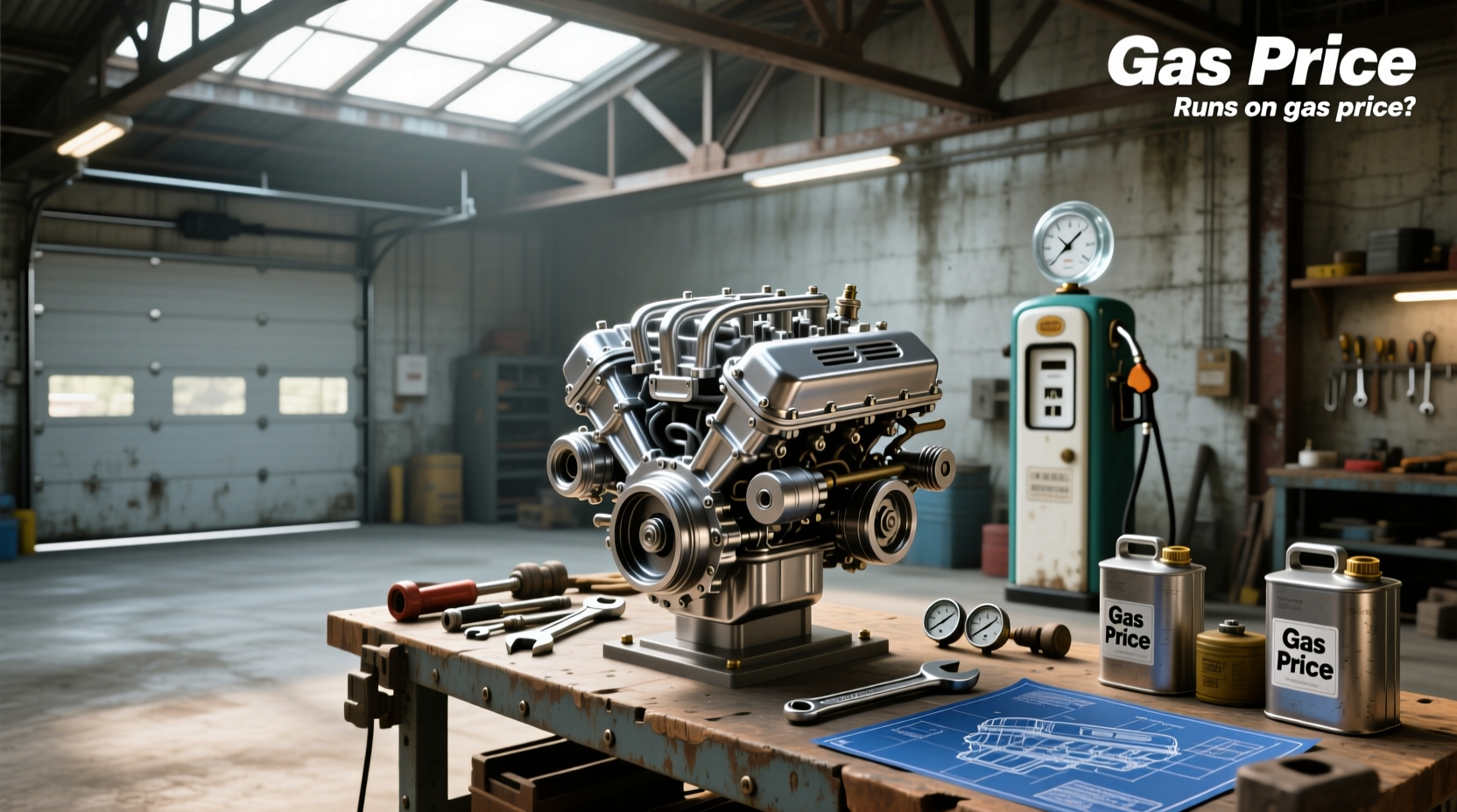 What Is the Price of a Mini V8 Engine Kit That Runs on Gas?