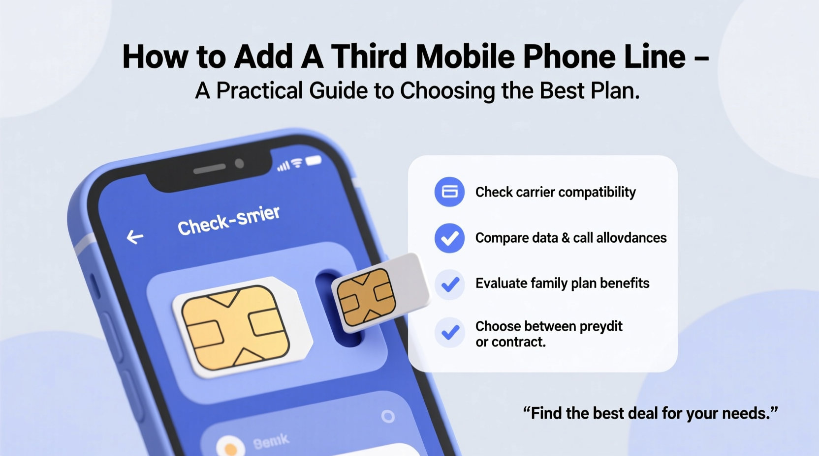 How To Add A Third Mobile Phone Line A Practical Guide To Choosing The ...
