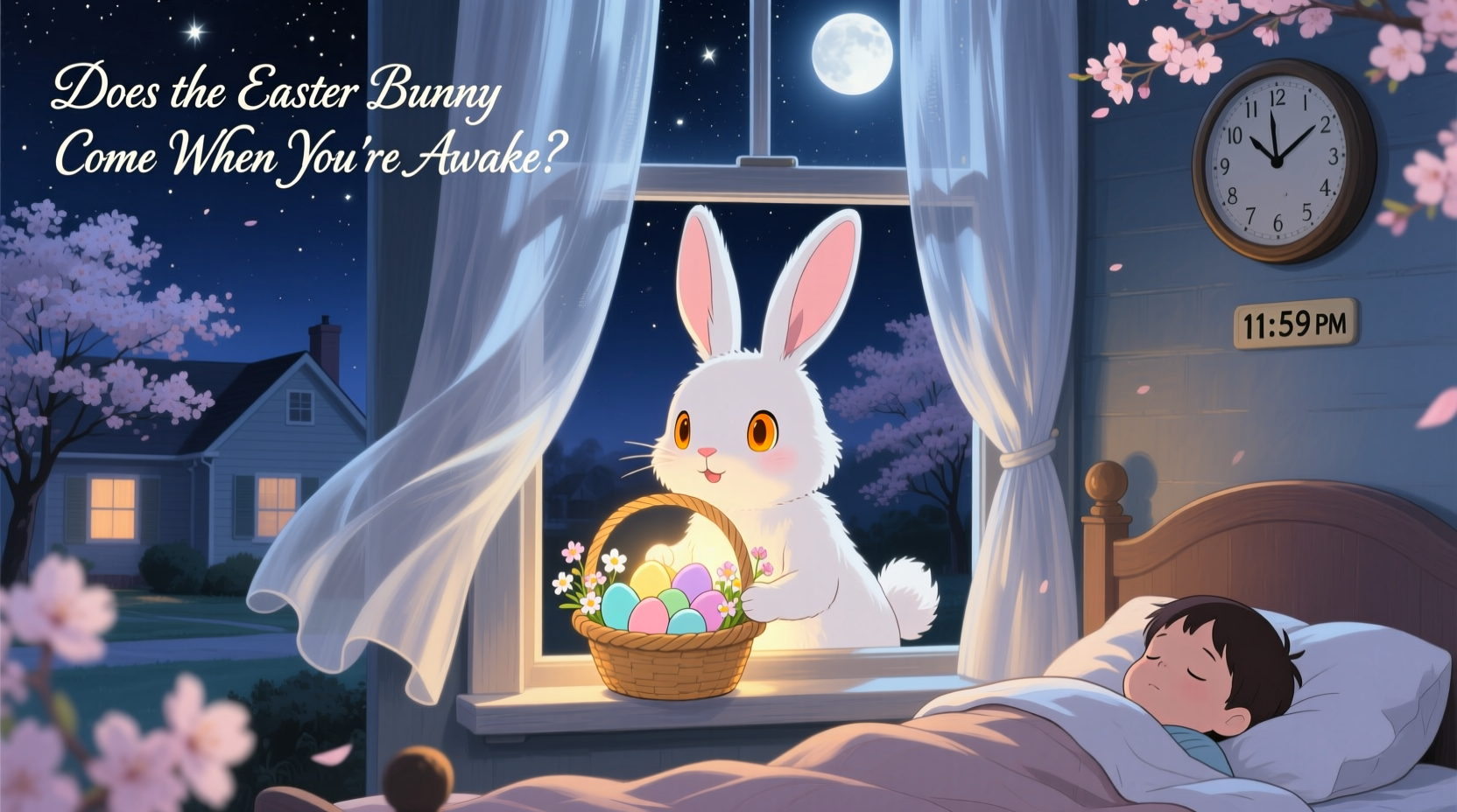 Does the Easter Bunny Come When You're Awake?