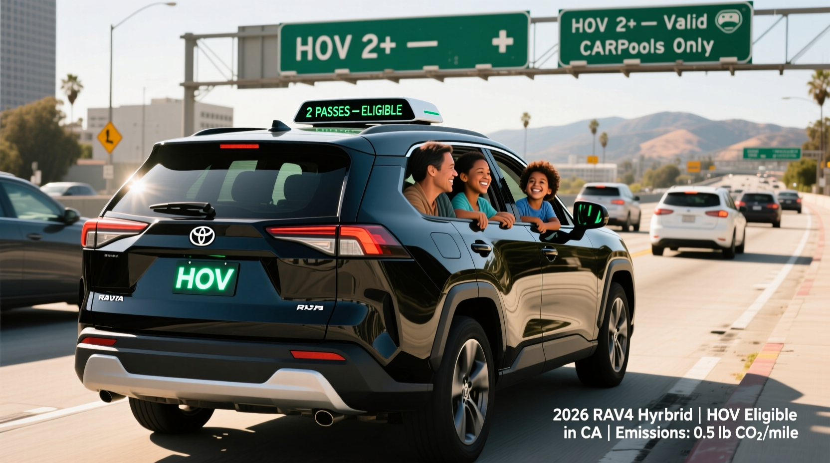 2026 RAV4 Hybrid HOV Lane Access in California: Who Qualifies?