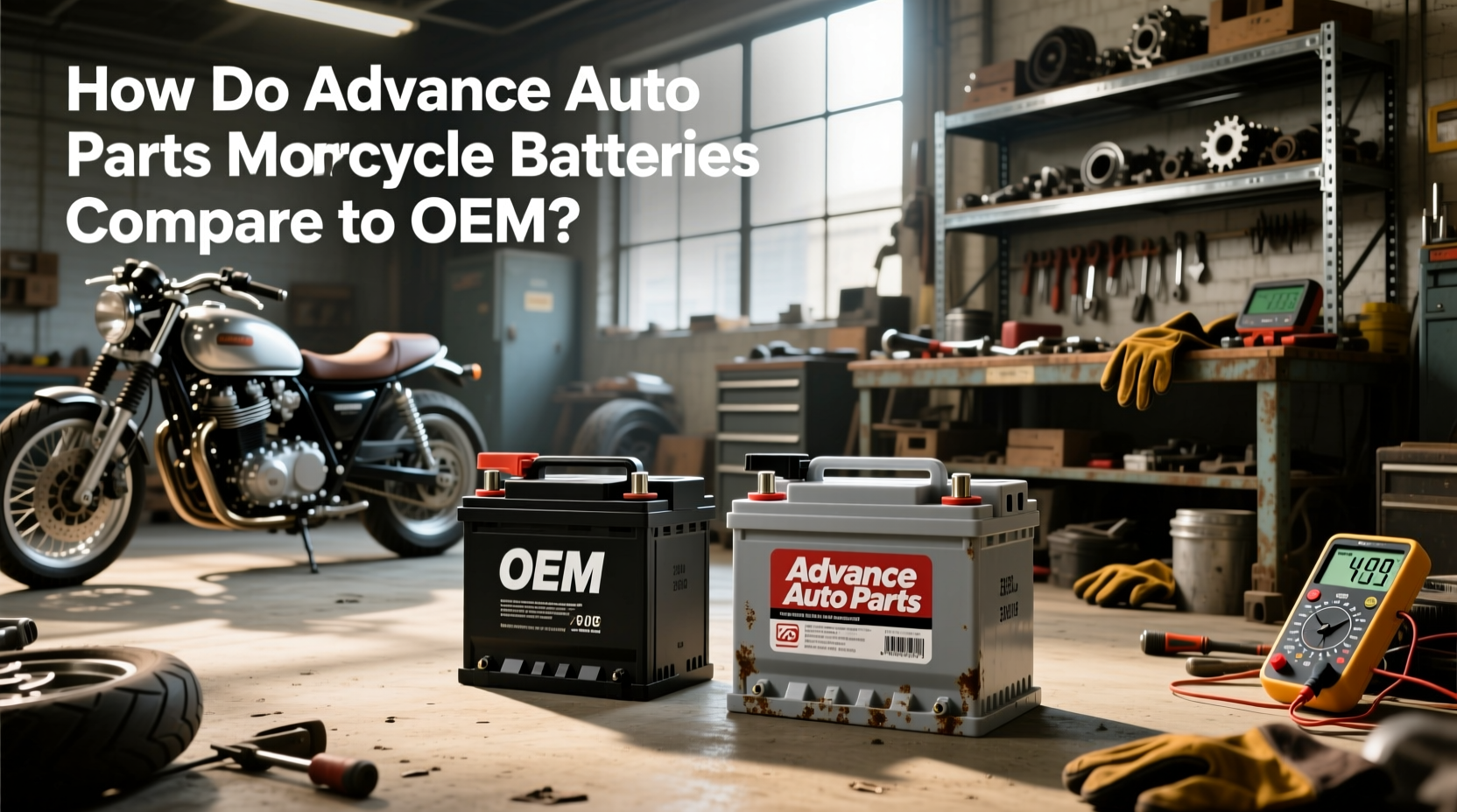 How to Choose Between Advance Auto and OEM Motorcycle Batteries