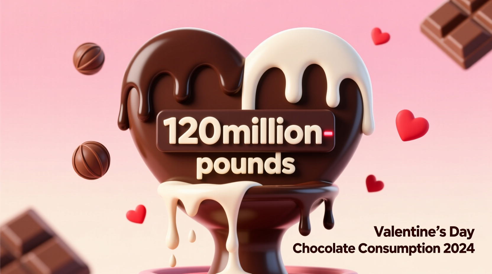 How Many Pounds of Chocolate Are Used on Valentine's Day