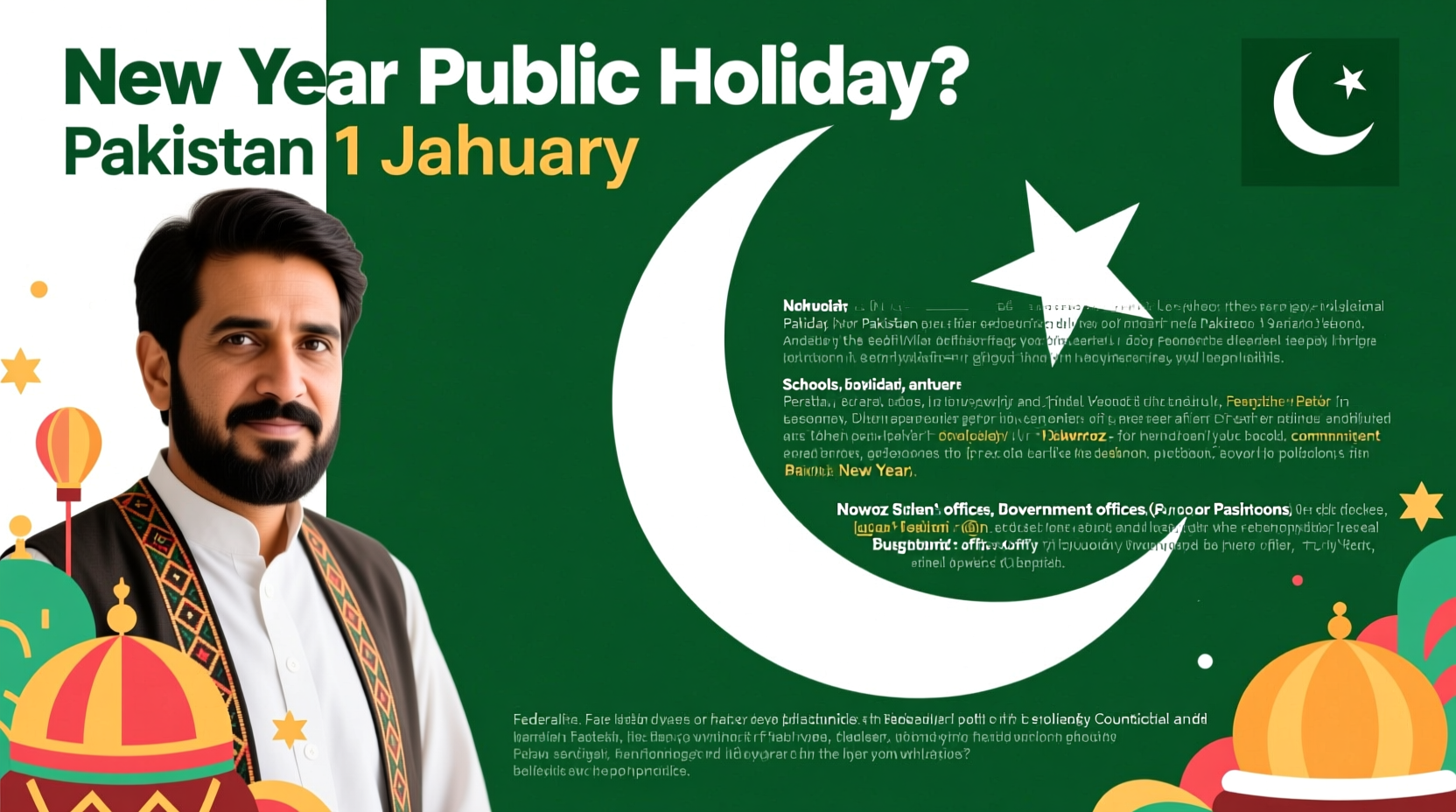 Is New Year a Holiday in Pakistan?