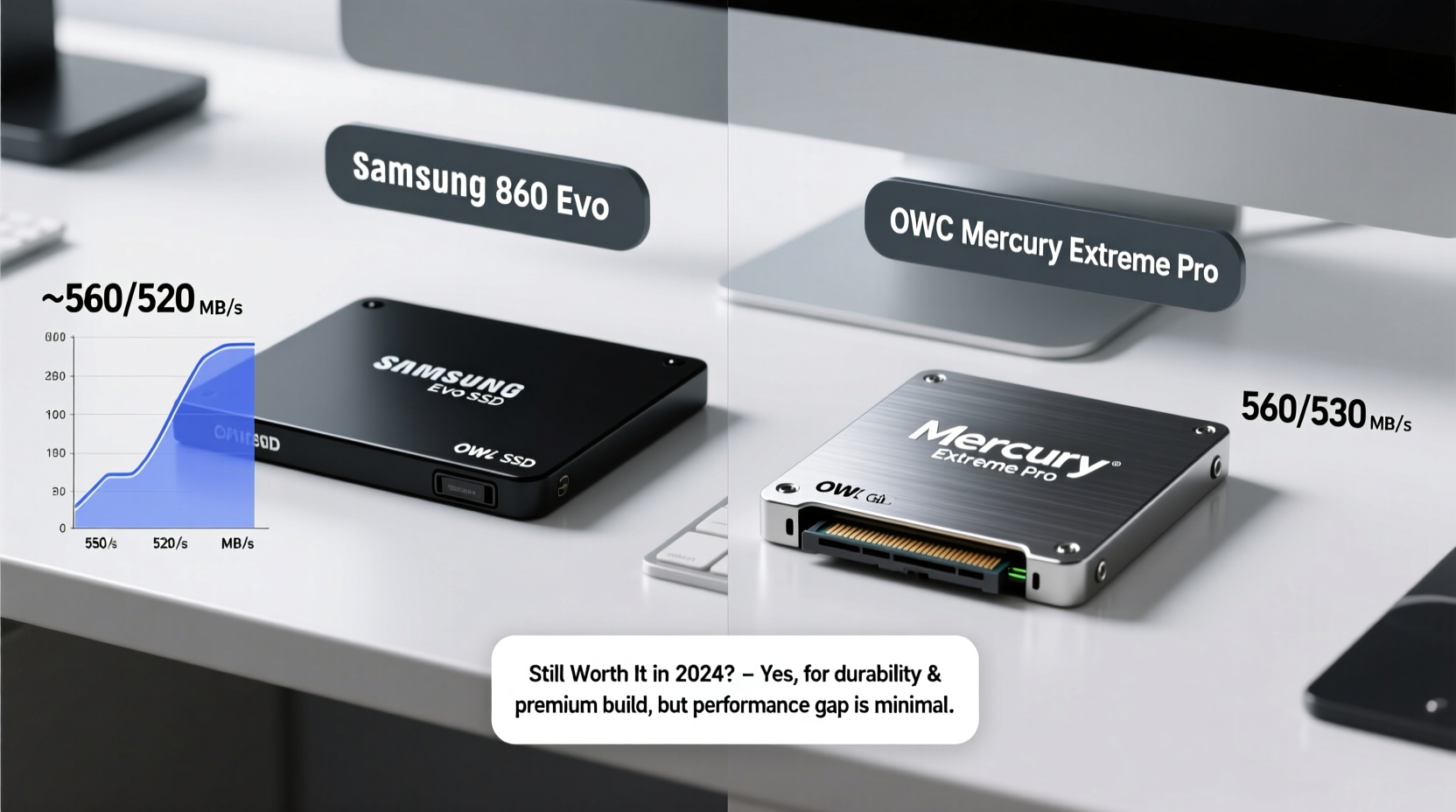 Samsung 860 Evo Vs Owc Mercury Extreme Pro 6g Is The Owc Still Worth It ...