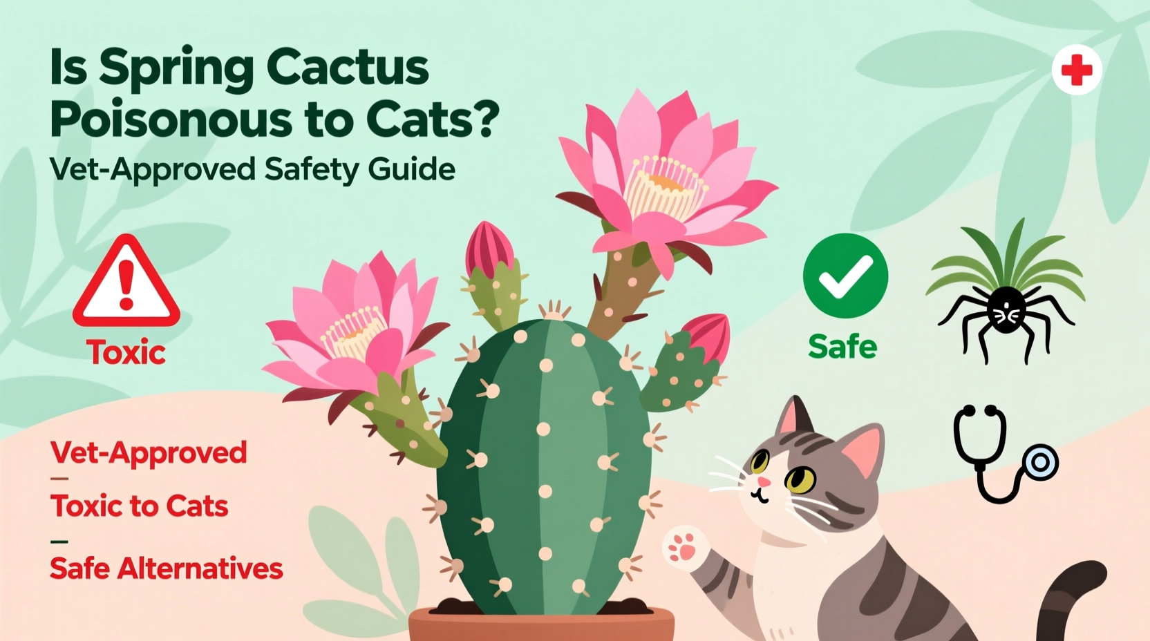 Is Spring Cactus Poisonous to Cats? Vet-Approved Safety Guide