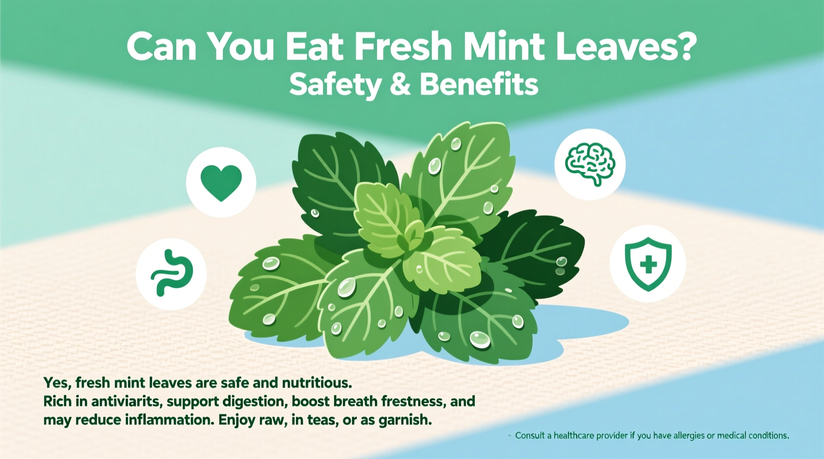 Can You Eat Fresh Mint Leaves? Safety & Benefits