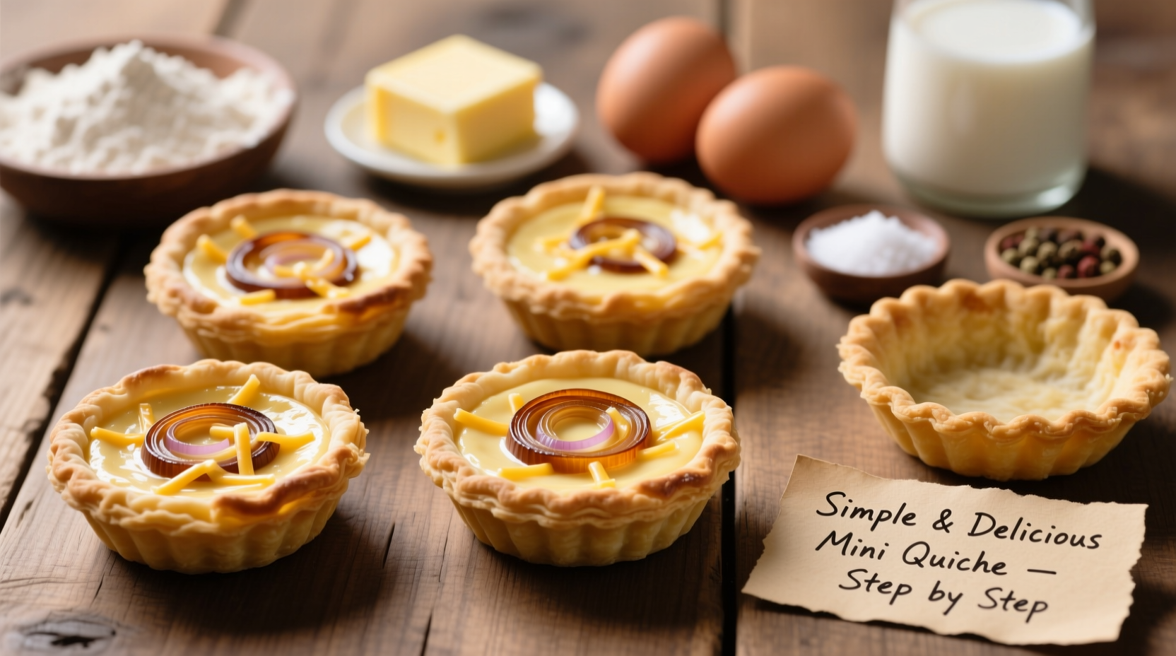 Simple And Delicious Mini Quiche With Puff Pastry A Step By Step Guide