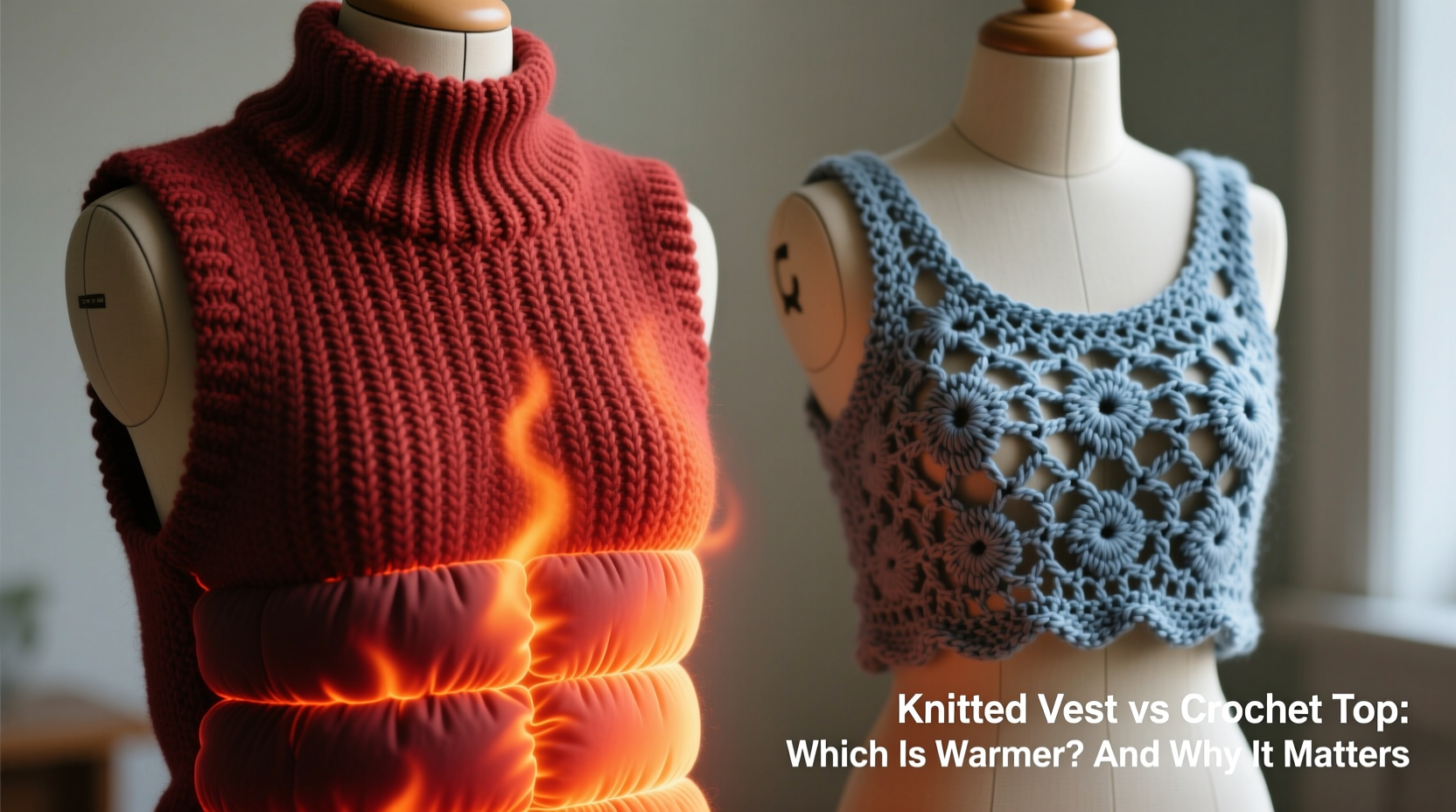 Knitted Vest Vs Crochet Top Which Ones Warmer And Why Does It Matter