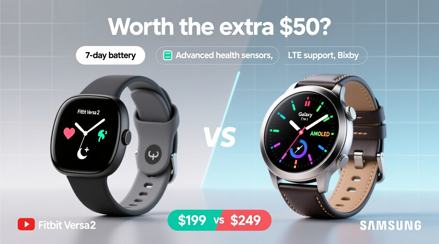 Fitbit Versa 2 Vs Galaxy Watch 3 Is The Samsung Worth The Extra Cash ...