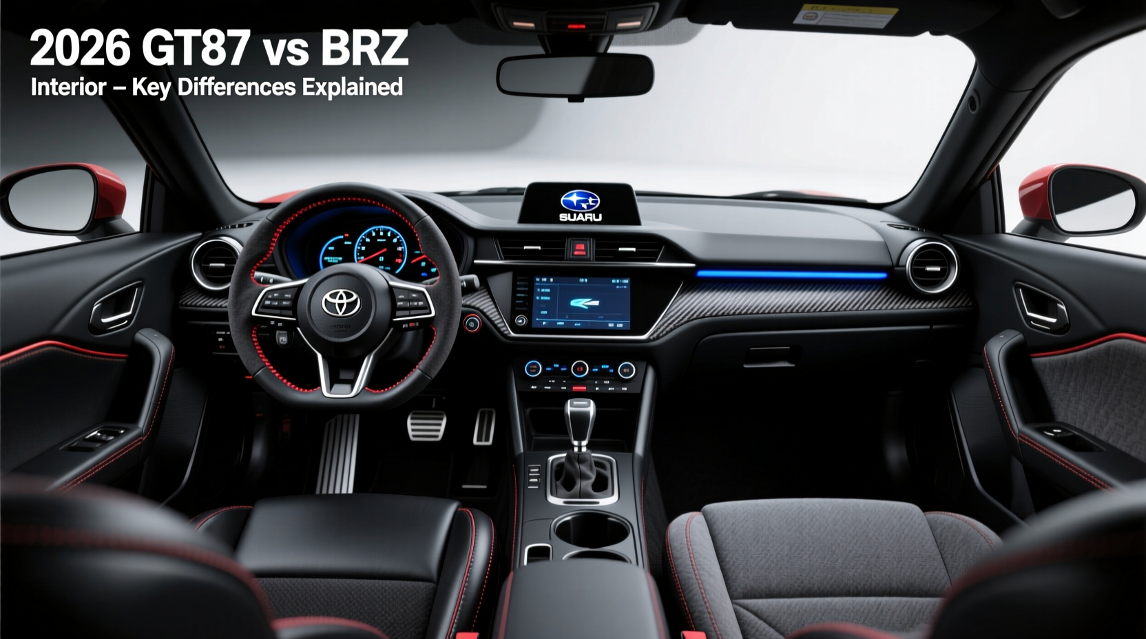 2026 GT86 vs BRZ Interior: Key Differences Explained