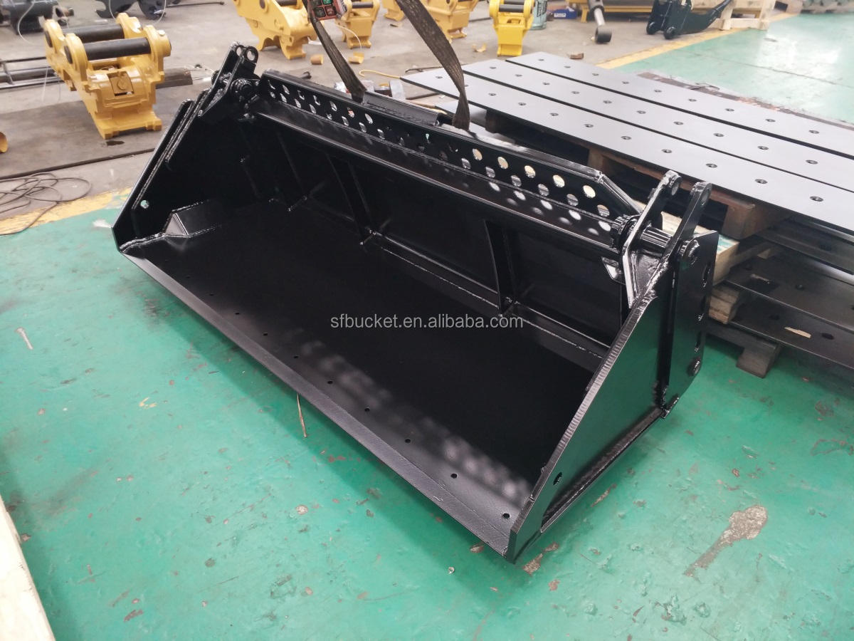 Hydraulic 4-in-1 Buckets with BOE for Cat Skid Steer Loaders Products ...