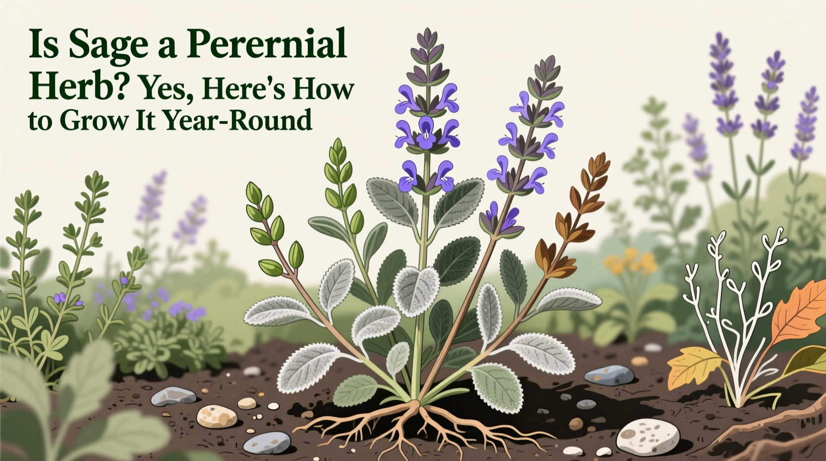 Is Sage a Perennial Herb? Yes, Here's How to Grow It Year-Round